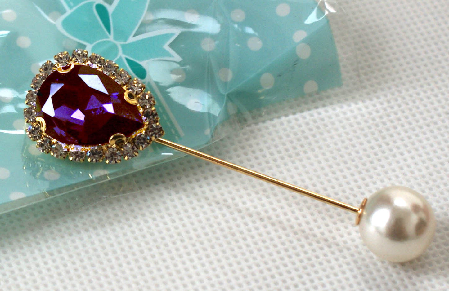 Muslim Women Hijab Scarf Shawls Pins Abaya Brooch Safety Gemstone Pearl ...