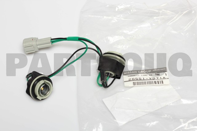 Genuine Nissan OEM Patrol GU Y61 Rear Tail Light Lamp Loom Harness ...