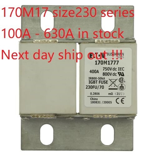 IGBT Fuse 170M1770 750VDC 100A, in stock next day ship out | eBay