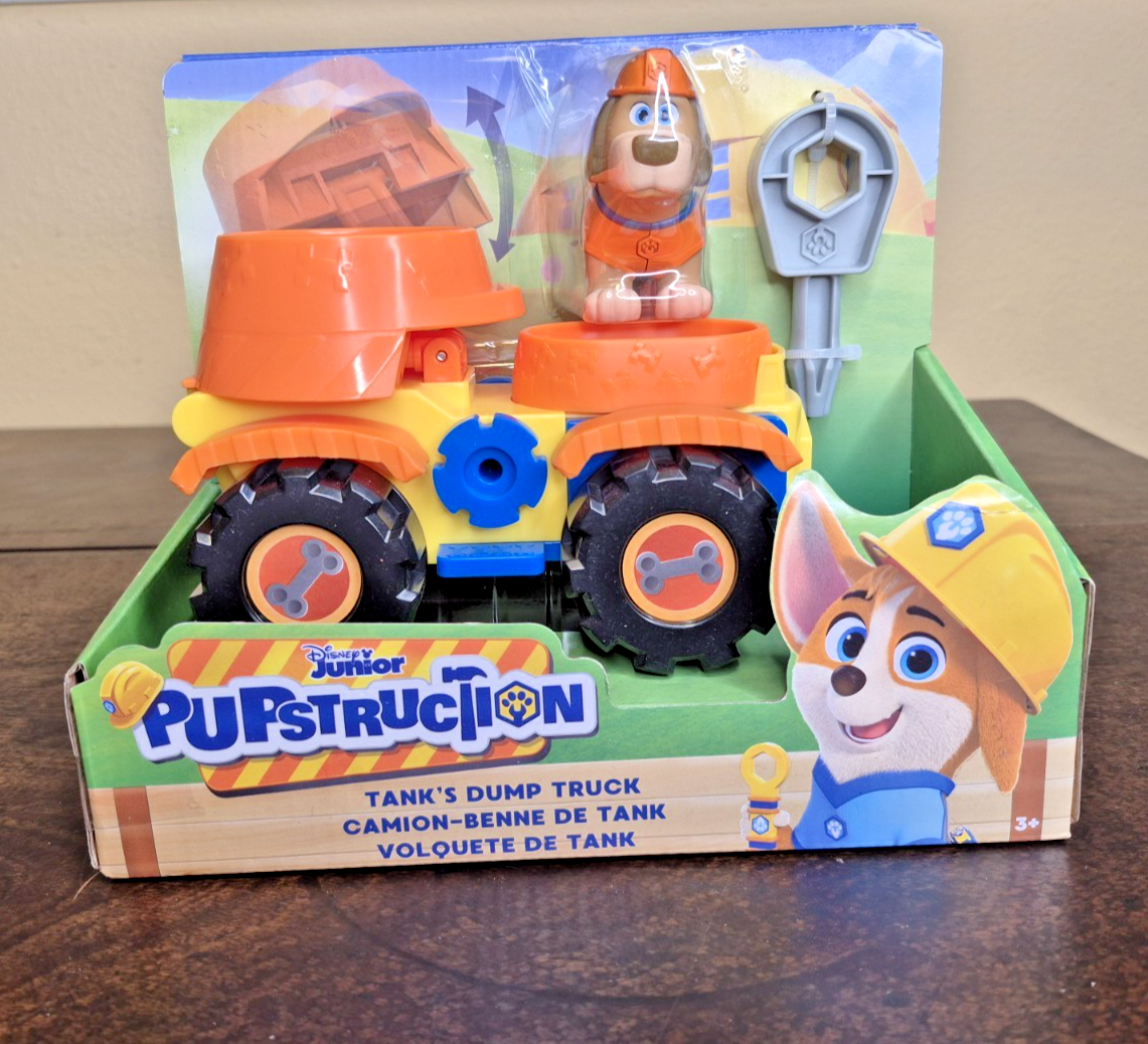 Disney Junior Pupstruction Tank’s Dump Truck Figure & Vehicle Just Play ...