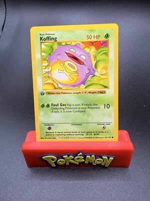 KOFFING Pokemon Card - WOTC - 1st Edition - Base Set - Shadowless 51/ ...