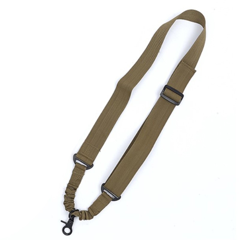 Nylon Gun Sling Adjustable Tactical Single Point Bungee Rifle Belts Gun ...