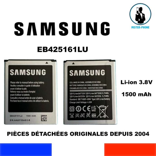 BATTERIA UFFICIALE SAMSUNG EB425161LU 1500mAh GALAXY ACE 2 S DUOS TREND ...