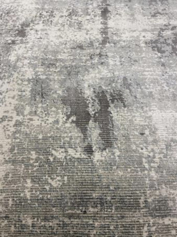 Modern Spectacular Hand Made Area Rug Modern 5 X 7 New Abstract Grey | eBay