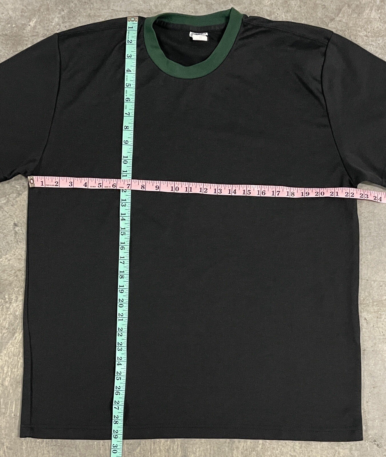 Men’s Subway Employee Uniform Crewneck Black T-Shirt … - Gem