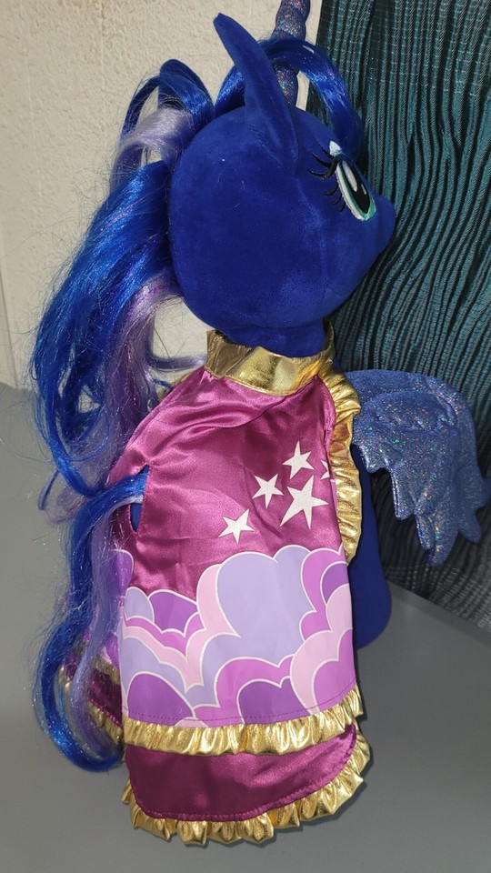 Build a Bear BAB My Little Pony Princess Luna with Cape and Necklace ...