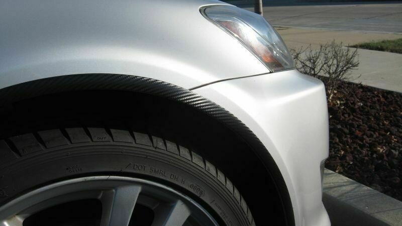 CHEVY CARBON FIBER WHEEL WELL FENDER TRIM MOLDING 4PC W/5YR WARRANTY A ...