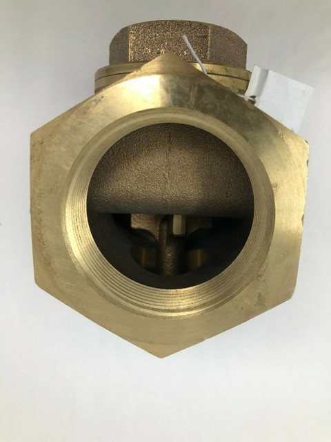 Kingston 205a-9 2" Brass Check Valve Inline FNPT X FNPT 400wog for sale ...