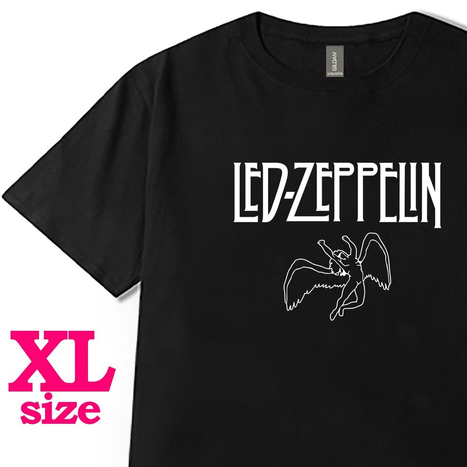 Led Zeppelin Angel Logo Illustration Print T-Shirt | eBay