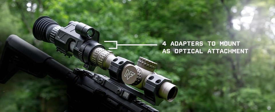 Triton StarStrike 3-18x HD Night Vision Rifle Scope/Optical Attachment ...