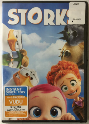 Storks (New Sealed DVD) Andy Samberg,Katie Crown,Kelsey Grammer ...