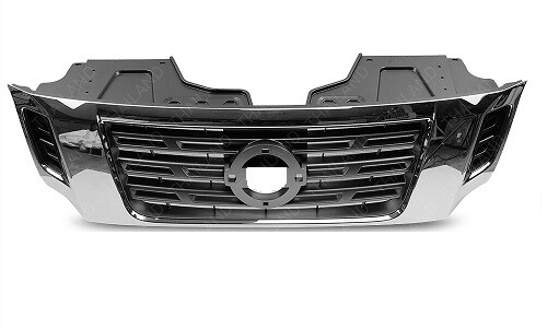 NEW FOR NISSAN NAVARA 2014-2020 FRONT UPPER CENTER GRILLE CHROME 62310 ...