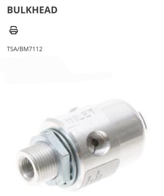 (NEW) FORKLIFT BULKHEAD LPG FITTING 7112, 711-2 | eBay