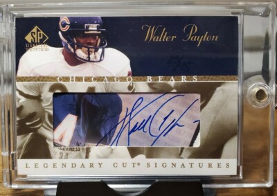 Walter Payton 2003 Upper Deck SP Signature Ed Legendary Cut Auto ...