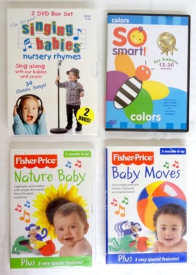 Lot of 4 Children DVD / Baby Movies - Singing Babies - Nature Baby ...