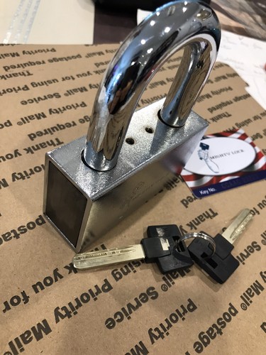 Mighty Lock (Mul-t-lock Style) Giant Padlock #16, 5/8" Removable ...