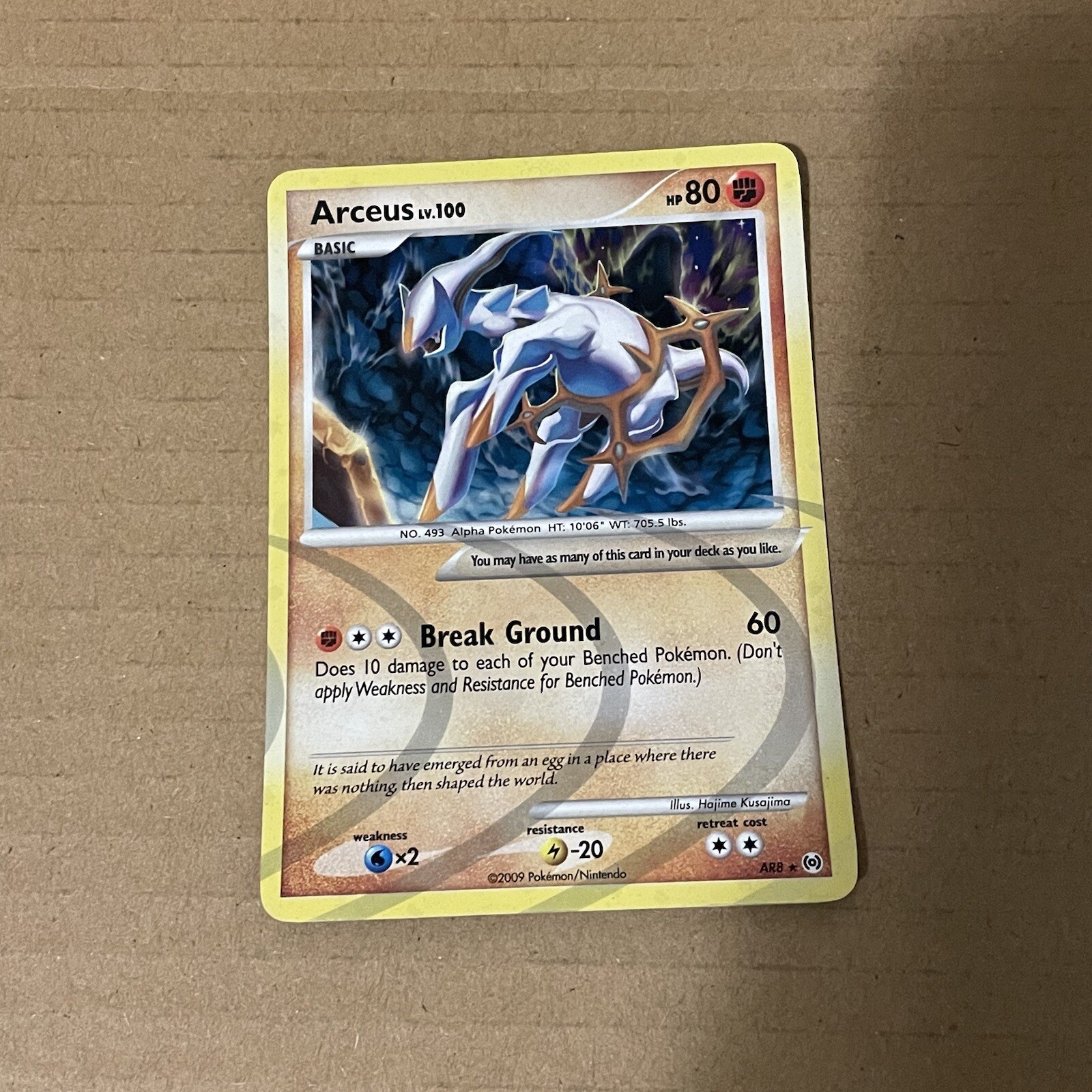 Pokémon TCG Arceus Arceus AR8/9 Holo Holo Rare for sale online | eBay