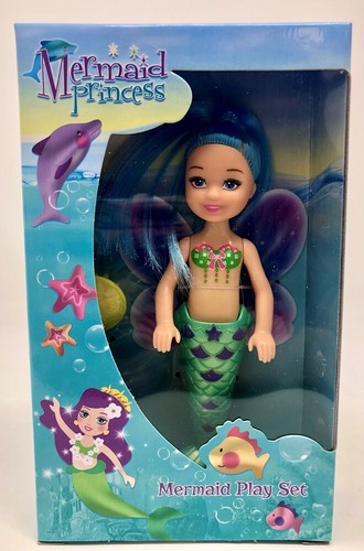 MERMAID PRINCESS DOLL PLAY SET - TY6304 CHILDRENS SWIMMING GIRLS TOY ...