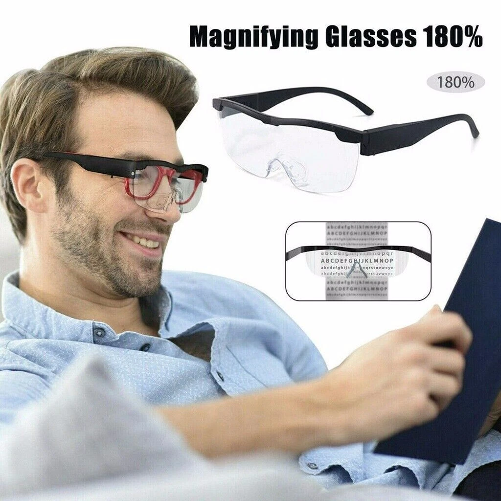 Magnifying Eyeglasses With Light