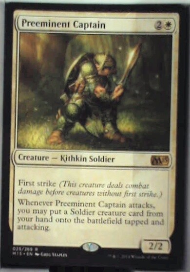 Preeminent Captain - Magic 2015 (M15): #25, Magic: The Gathering Nm ...