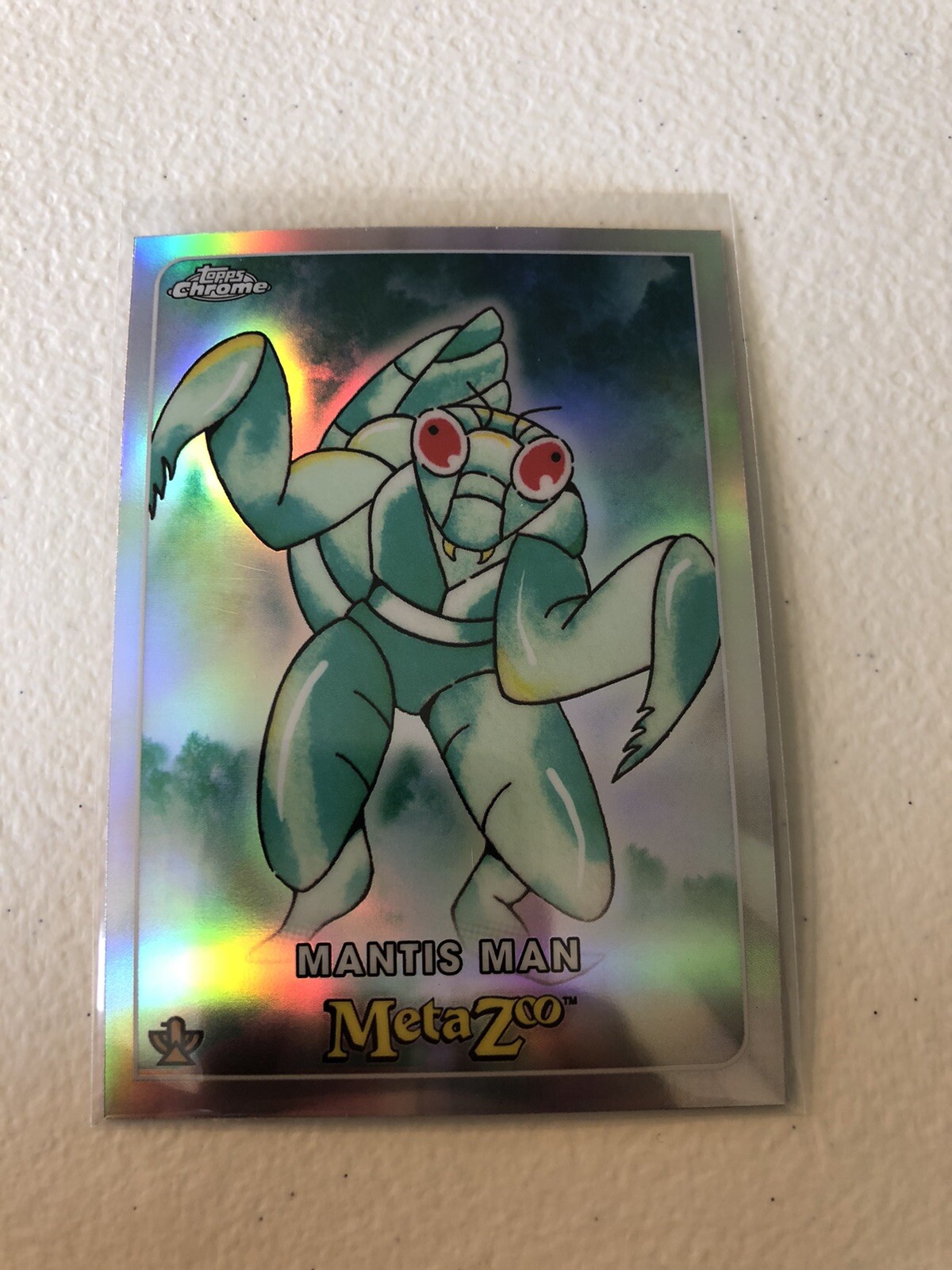 2022 Topps Chrome Metazoo Mantis Man Silver Refractor Holo #39 Pack ...