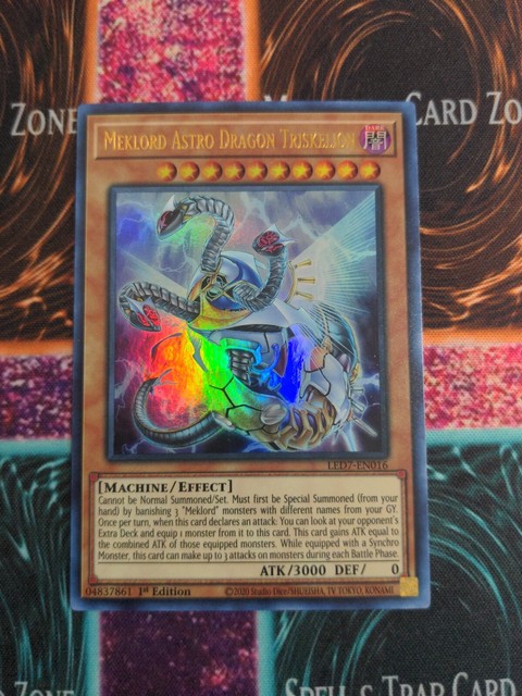 Yu-Gi-Oh! TCG Meklord Astro Dragon Triskelion Legendary Duelists: Rage ...
