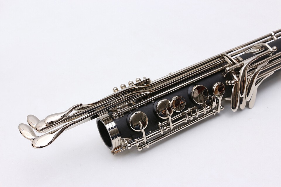 Advanced Bass Clarinet Low C Clarinet Pro Level Nickel Plated Keys ...