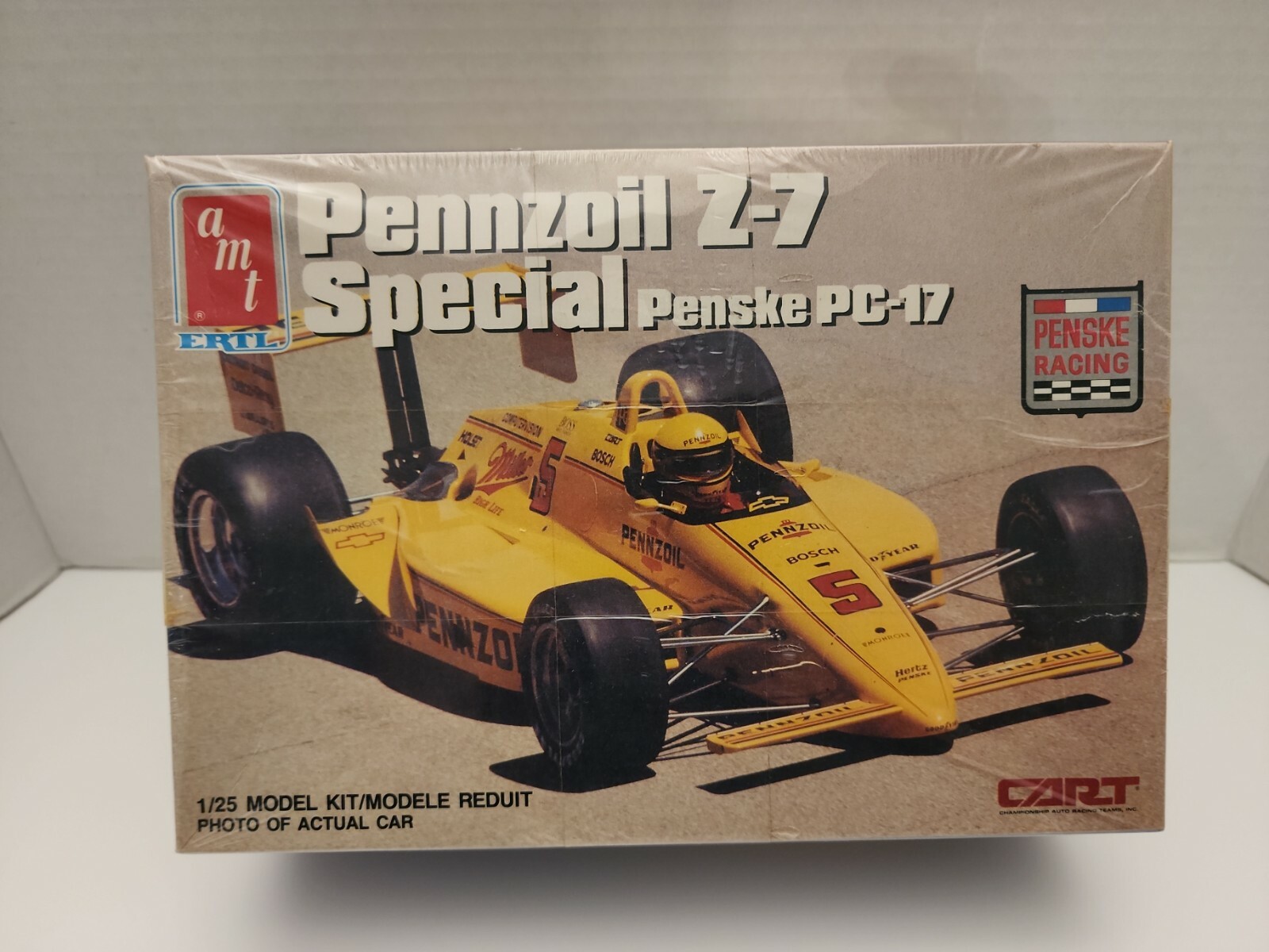 AMT ERTL Pennzoil Z-7 Special Penske PC-17 Race Car Model Kit Factory ...