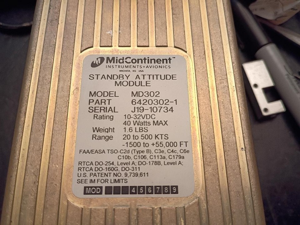 MID CONTINENT MD302 SAM backup instrument 6420302-1 | eBay