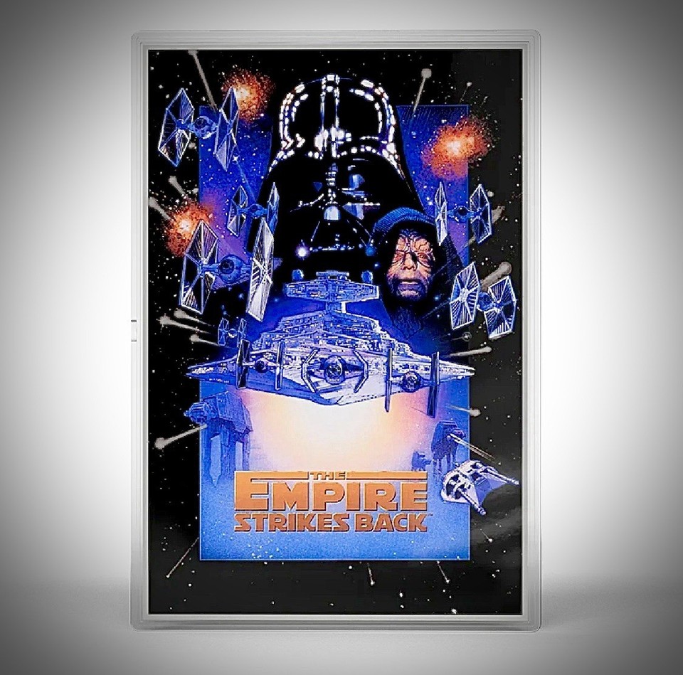 Star Wars Silver Poster The Empire Strikes Back 2025 1 oz Silver Coin ...