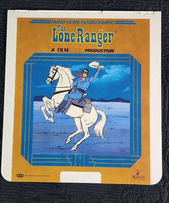 💥CED VideoDisc The Lone Ranger (1980), Family Home Entertainment, MGM ...