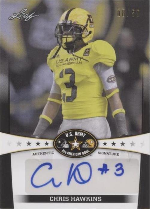 2013 Leaf U.S. Army All-American Bowl - Autographs Chris Hawkins #BA ...