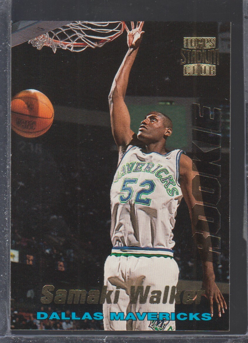 Samaki Walker Dallas Mavericks 1996-97 Stadium Club Rookies 1 #R9 | eBay
