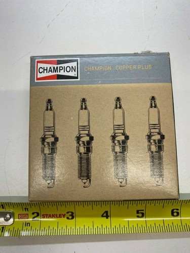 (Pack of 4) Champion Copper Plus Spark Plugs RE16MC 443 Thread Size- 0. ...