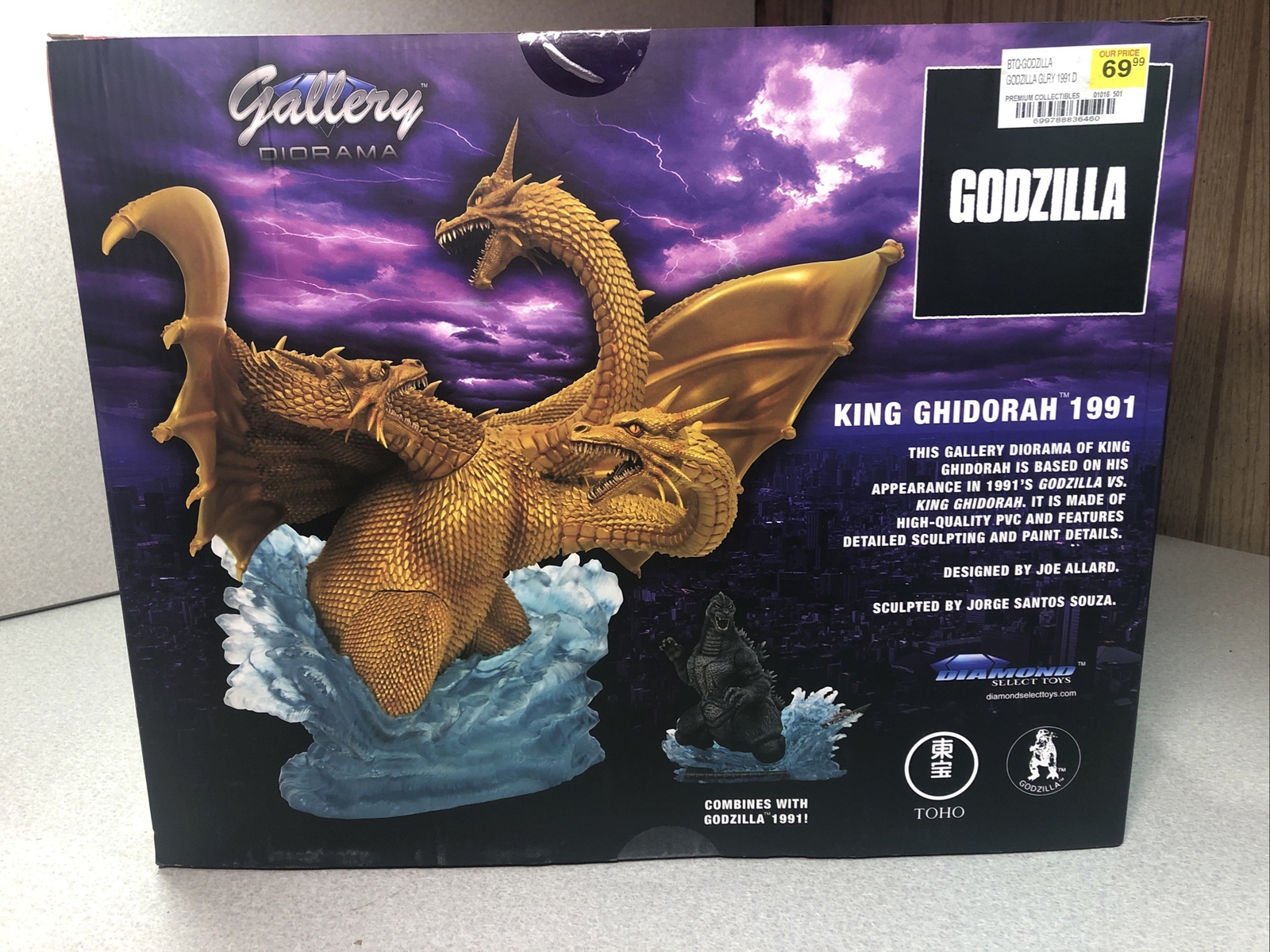 Godzilla Diamond Select 1991 King Ghidorah for sale online | eBay