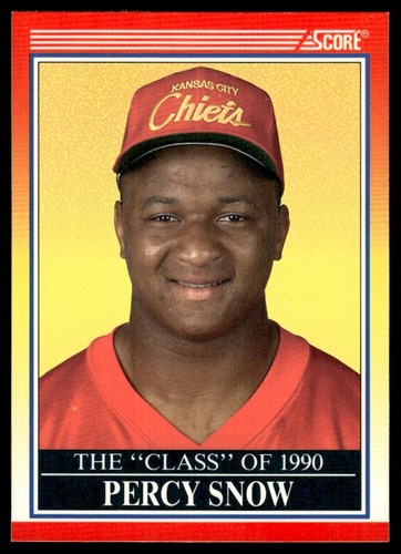 1990 Score Percy Snow Kansas City Chiefs #606 | eBay