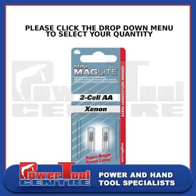Maglite LM2A001 Super Bright Replacement Xenon Bulb Lamp for 2 Cell AA ...