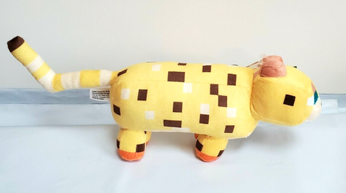 Minecraft Ocelot 10" Plush Toy Stuffed Cheetah Doll Animal Mojang Game ...