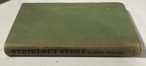 1947 Bob Feller Cleveland Indians Signed Baseball Hardcover Book ...