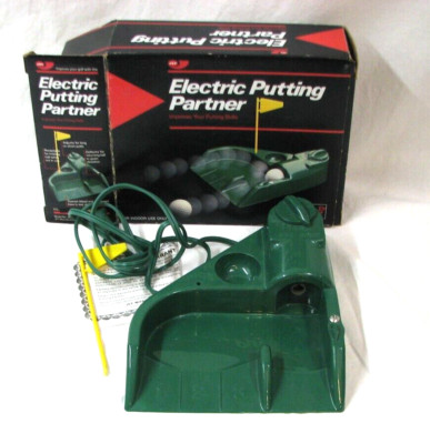 Electric Golf Putting Partner Adjustable Ball Return Tested Works Great ...