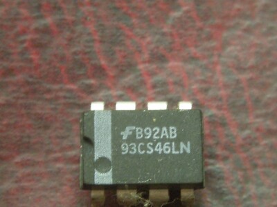 3 PCS: 93CS46LN by Fairchild, 1K BIT EEPROM, 8 PIN DIP, NOS | eBay