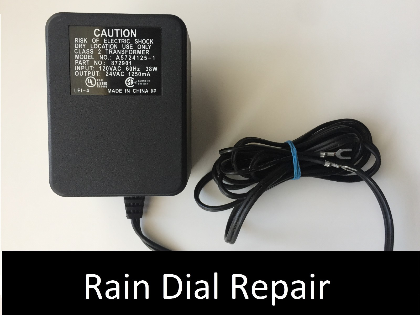 Irritrol /Hardie Rain Dial INT Transformer RD-600, RD-900, RD-1200 & R ...