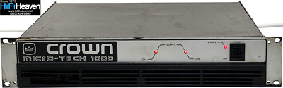 CROWN Micro-Tech 1000 500-watt stereo/800-watt bridged Power Amp | eBay