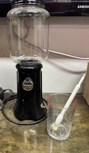 KitchenAid Coffee Mill Grinder KCG200OB1 Base, Glass Jar, measure cup ...