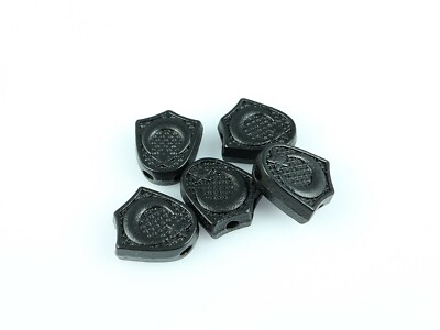 Black Triangular imam tibet silver 5 pcs for make prayer Prayer Beads ...