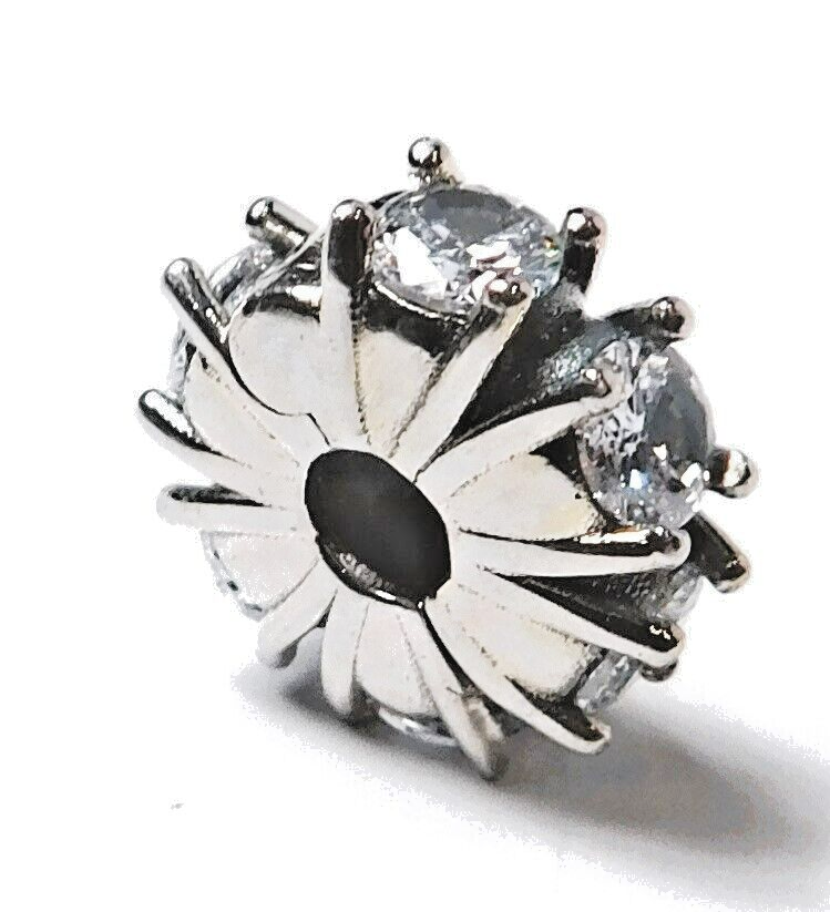 Authentic Pandora Charm, Long Pronged Sparkling Clip, #790046C01 | eBay