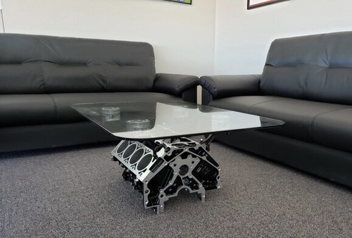 Man Cave Engine Block Coffee Table by BlockHead Designs | eBay
