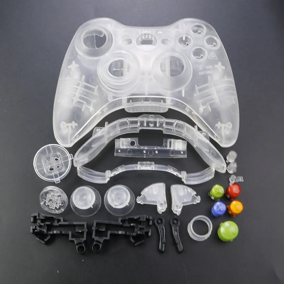 Replacement Full Case Gamepad Housing Shell +Button for Xbox 360 ...