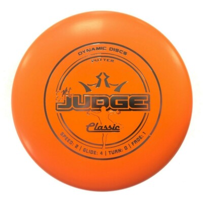 DISC GOLF DYNAMIC DISCS CLASSIC EMAC JUDGE PUTTER PUTT APPROACH 173g ...