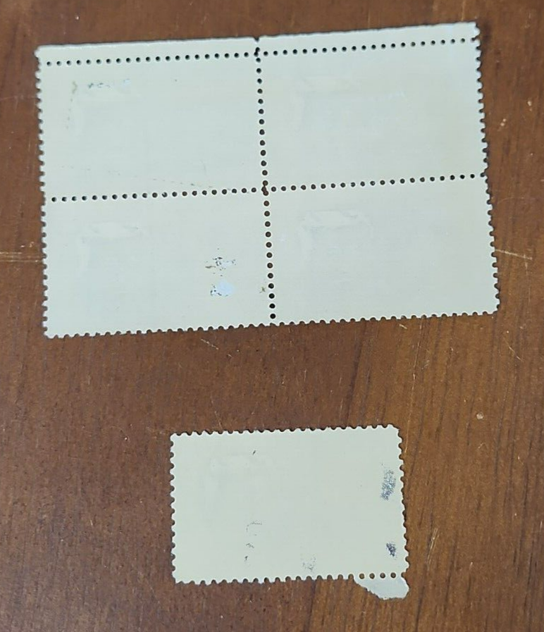 5 Vintage John J. Kennedy United States 5 Cent Postage Stamps, Original ...